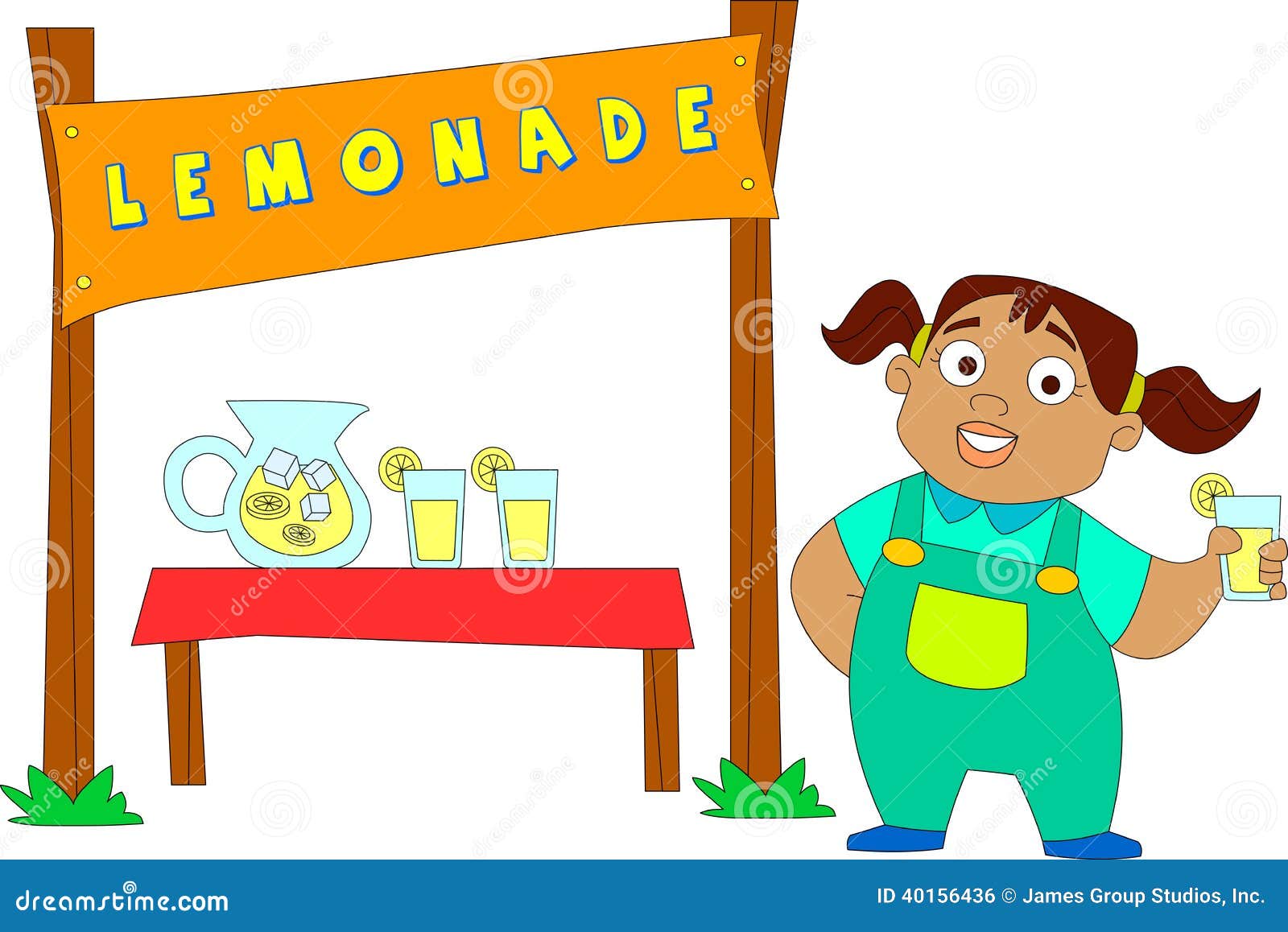 Lemonade Stand Girl Cartoon Vector | CartoonDealer.com #74521283 Lemonade Stand Girl Cartoon Vector | CartoonDealer.com #74521283