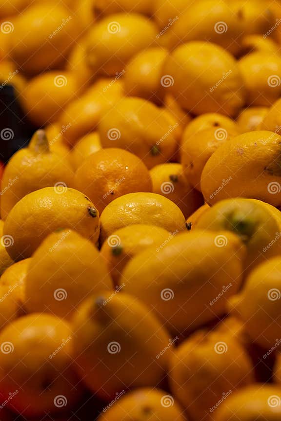 Lemons on the counter stock photo. Image of produce - 257293576