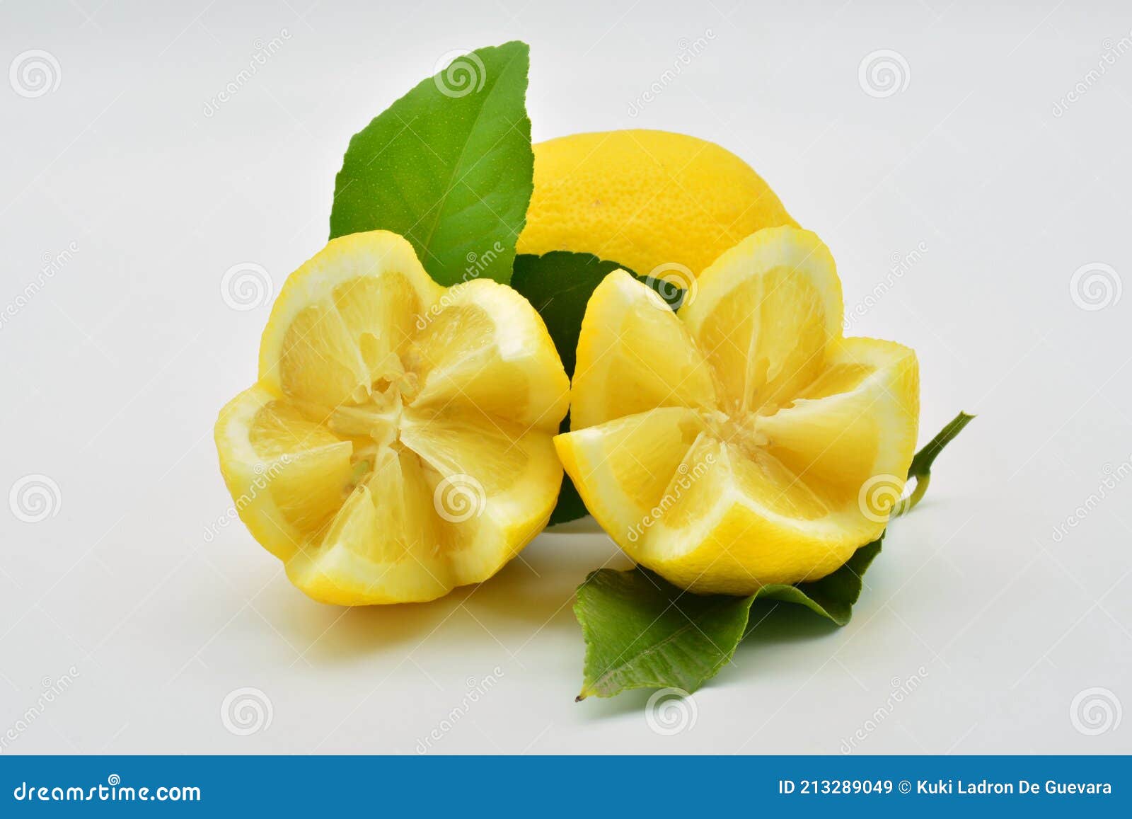 Lemons Cut into Flower Shape Stock Image - Image of naturaleza ...
