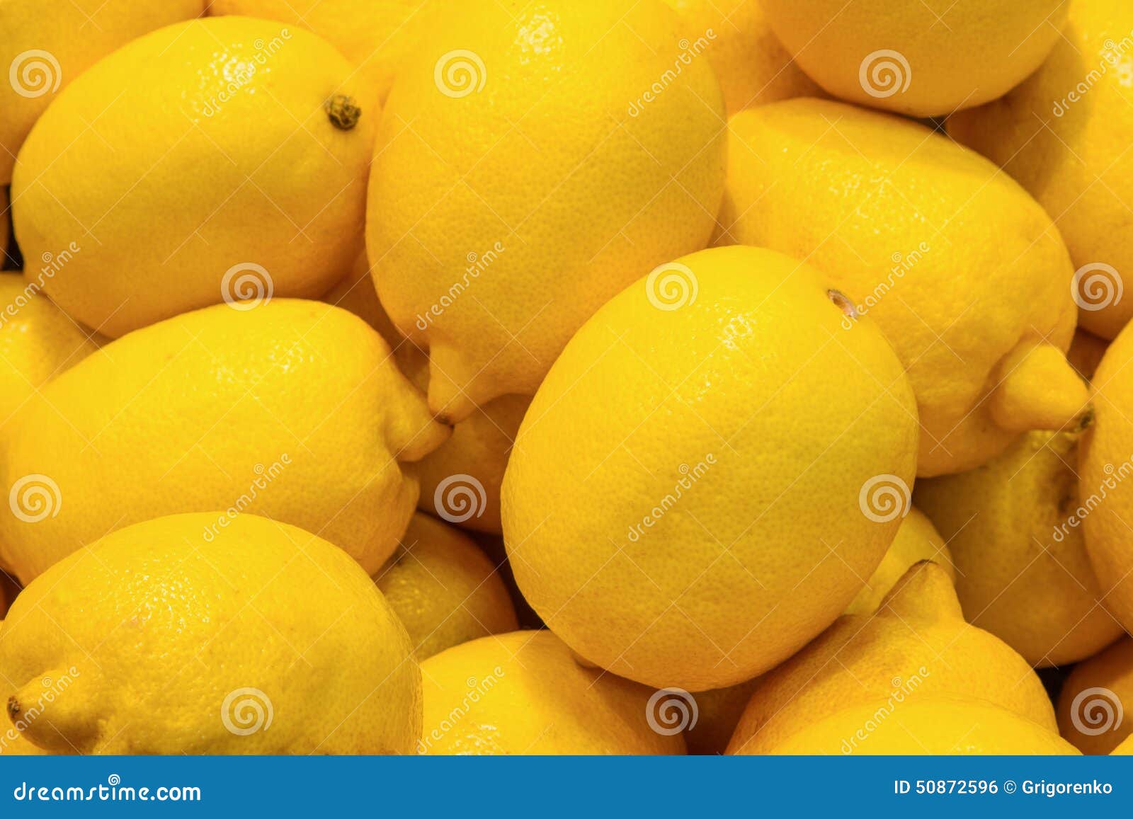 Lemons. Grocery store stock photo. Image of focus, fruits - 50872596