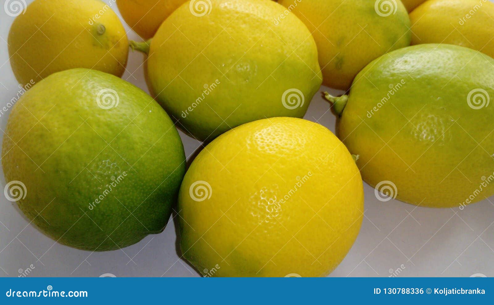 Lemons on a Light Background Stock Photo - Image of background, colored ...