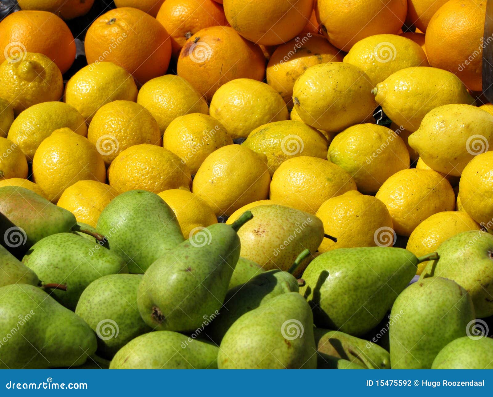 Lemons and Pears stock photo. Image of health, fresh - 15475592