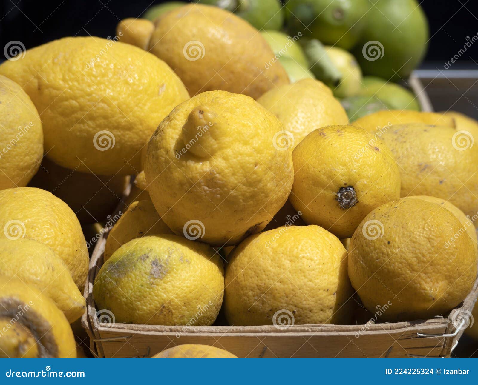 Lemons of Sicily on Display Stock Photo - Image of nutrition, healthy ...