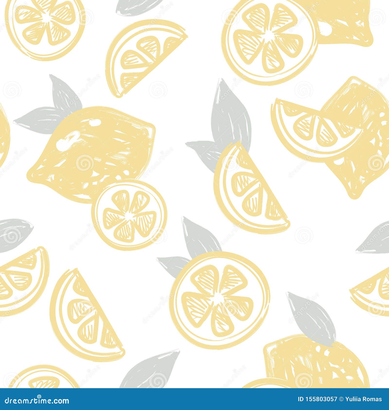 Lemons Soft and Cuted Background. Seamless Lemon Pattern for Wallpapers ...