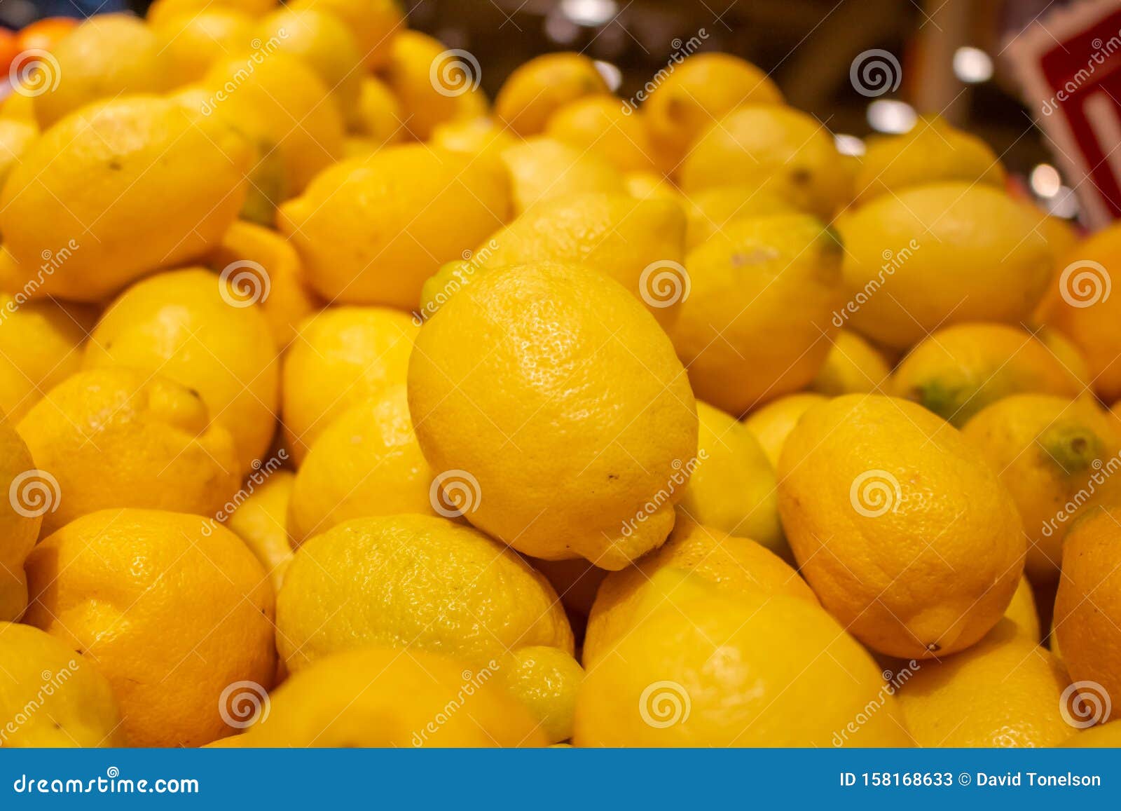 Lemons at the store stock image. Image of plant, healthy - 158168633