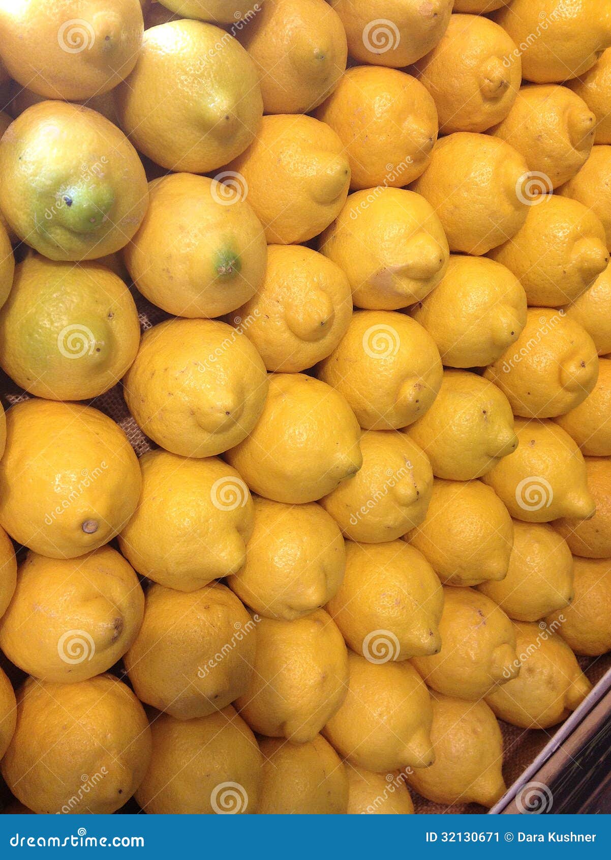 Lemons at the Supermarket stock image. Image of healthy - 32130671