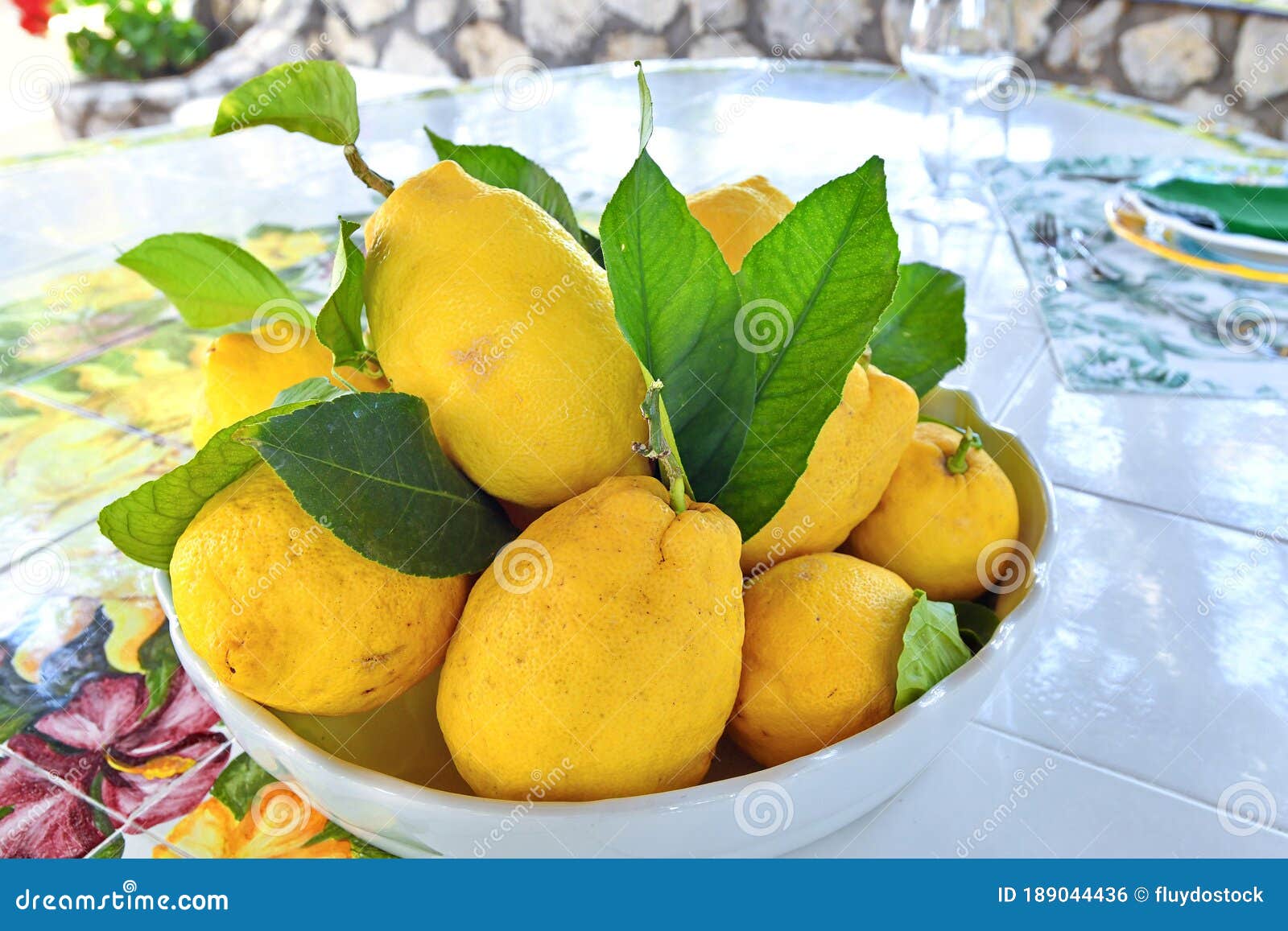 Lemons, Typical Quality of Capri Island Stock Photo - Image of food ...