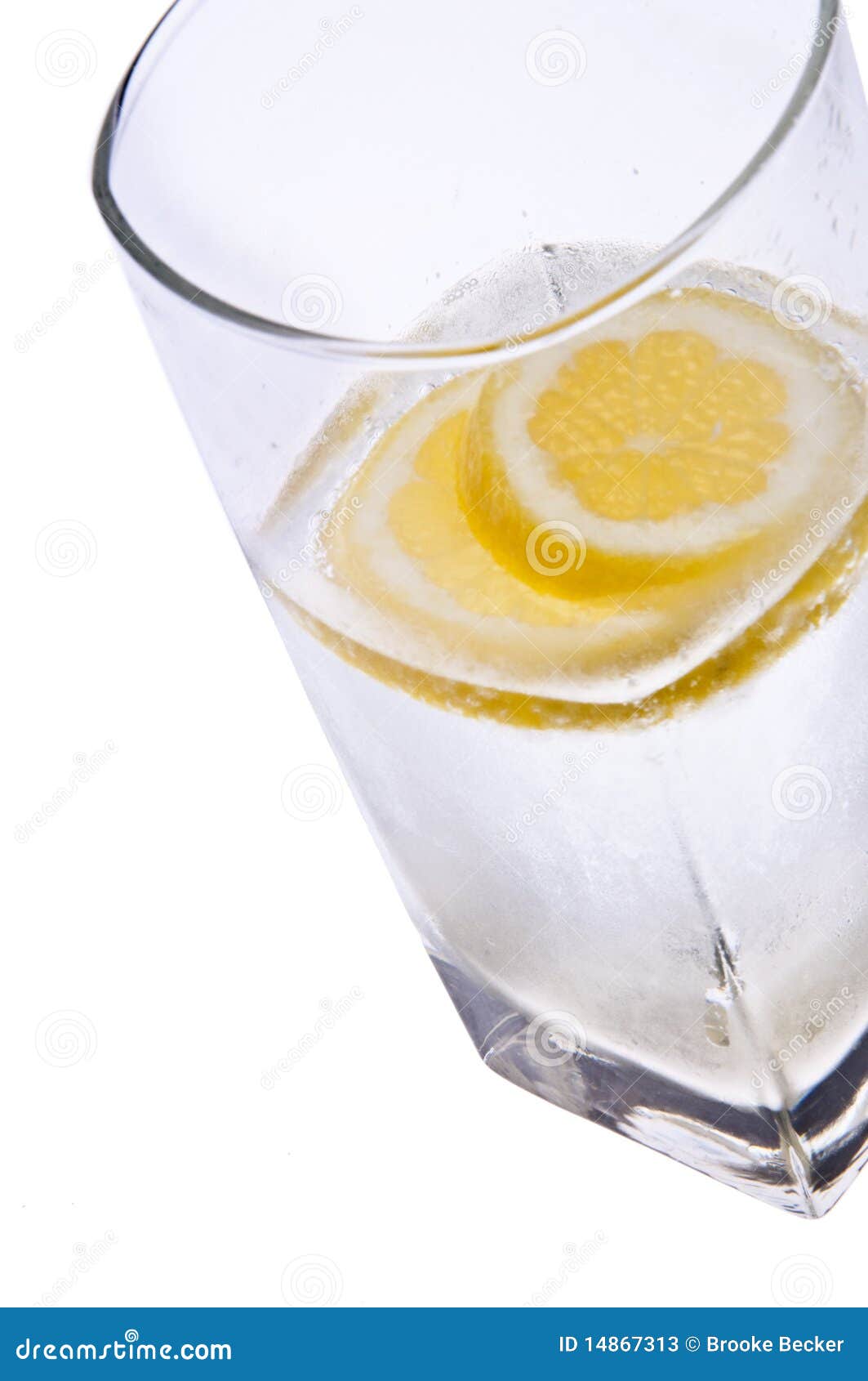 Lemons in Water with Bubbles Border Stock Image - Image of fruit, soda ...