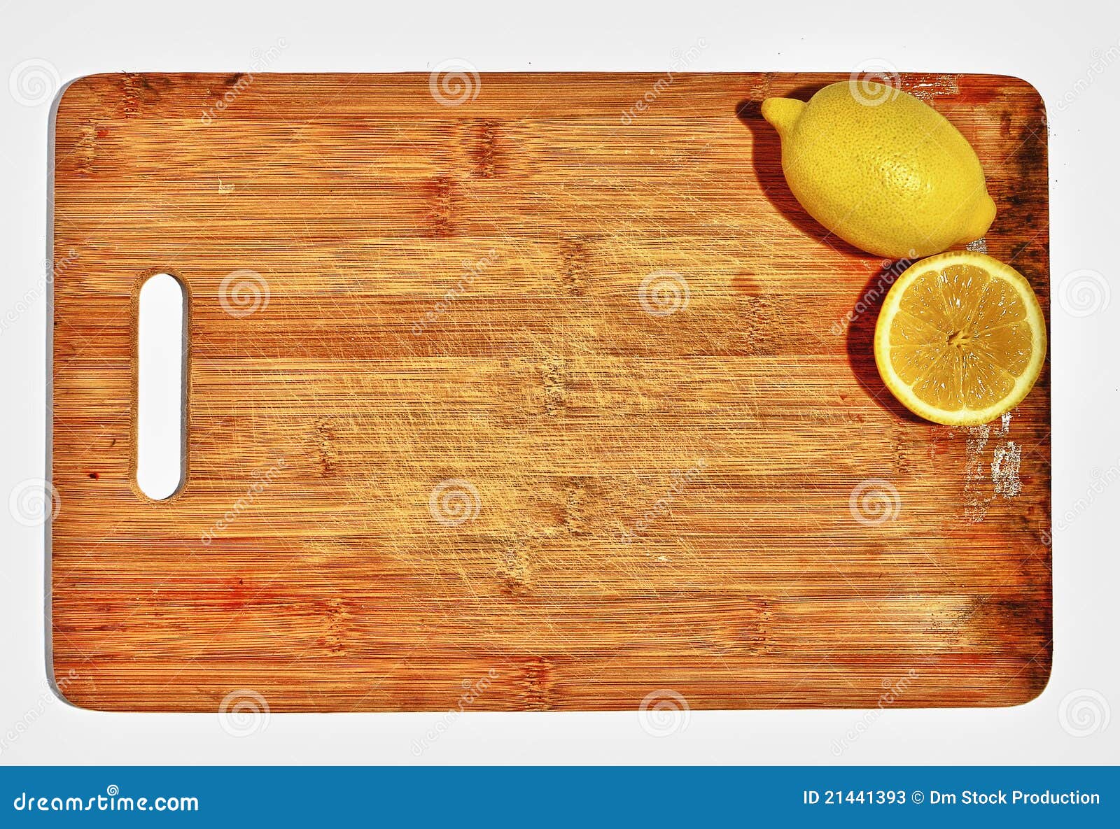 Lemons on Wooden Cutting Board Stock Image - Image of lemons, cutting ...