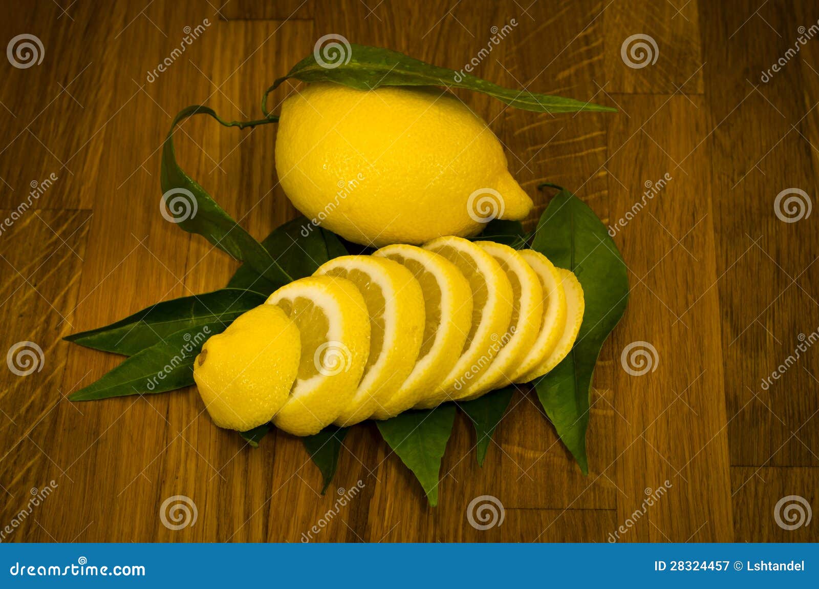 Lemons on a Wooden Table Top Stock Image - Image of juicy, vitamin ...