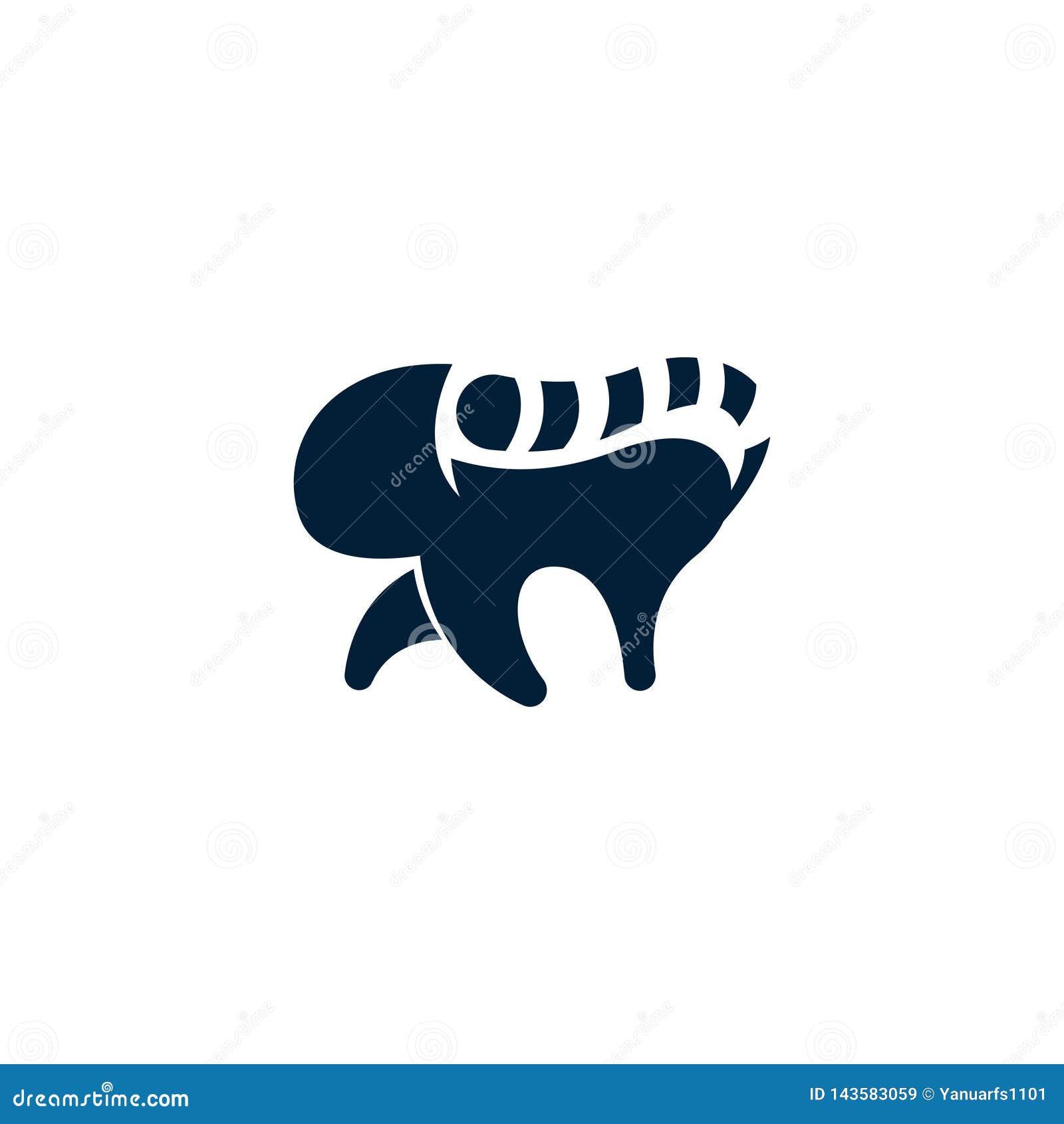 Lemur Logo Template Vector. Lemur Logo Concept Vector Stock Vector ...