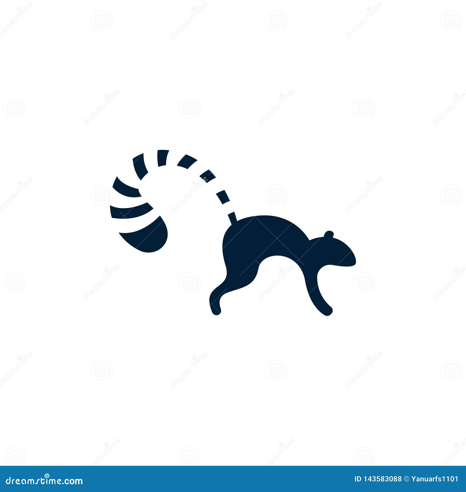 Lemur Logo Template Vector. Lemur Logo Concept Vector Stock Vector ...