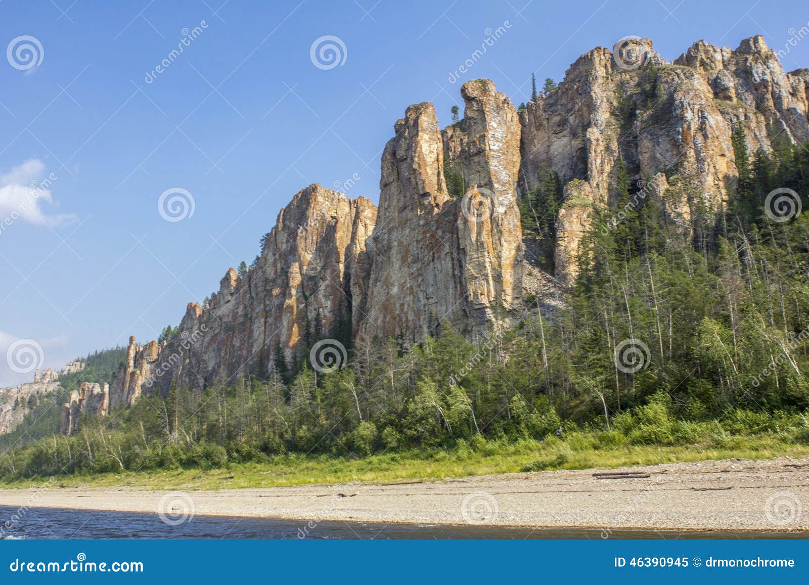Lena Pillars Royalty-Free Stock Image | CartoonDealer.com #44734858