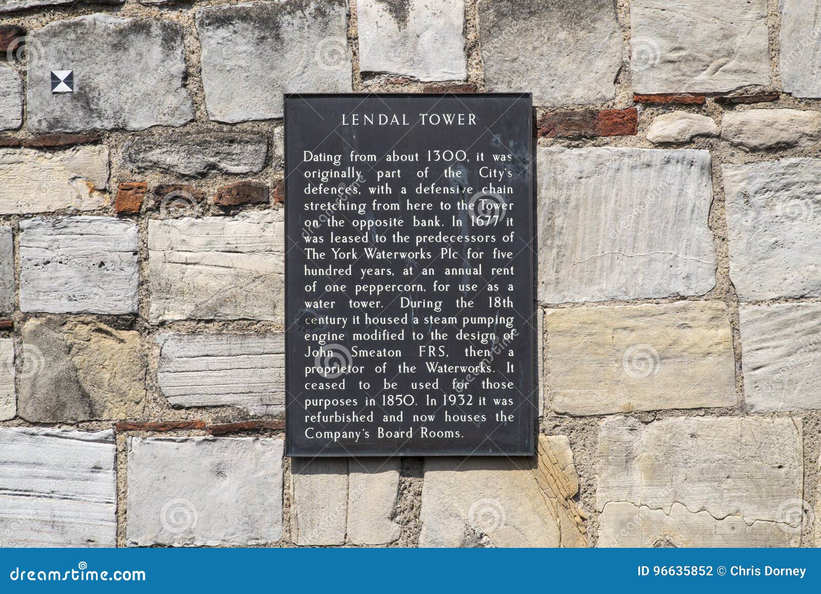 Lendal Tower in York editorial photography. Image of attractions - 96635852