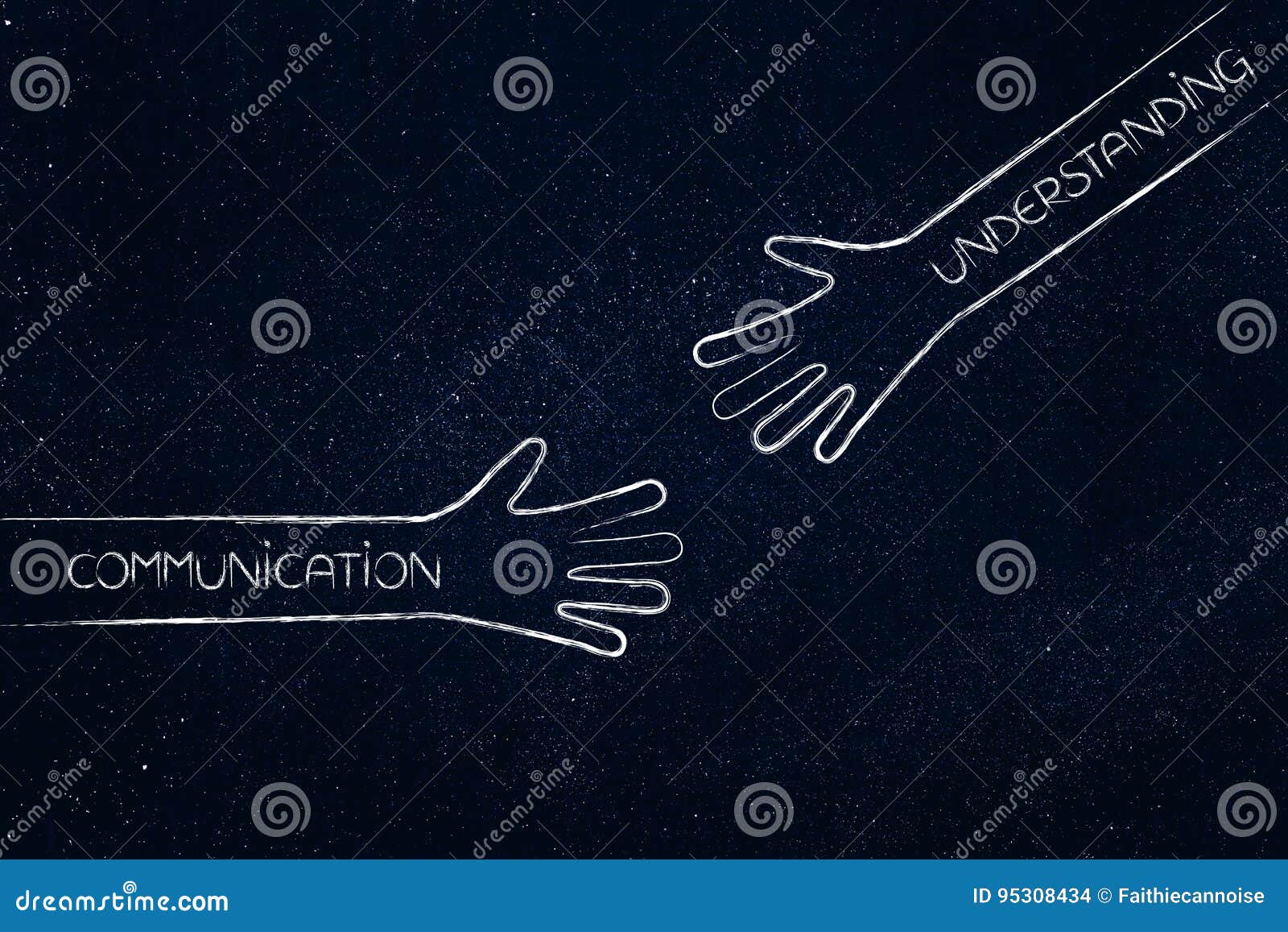 Lending a Helping Hand, Communication and Understanding Stock Photo ...
