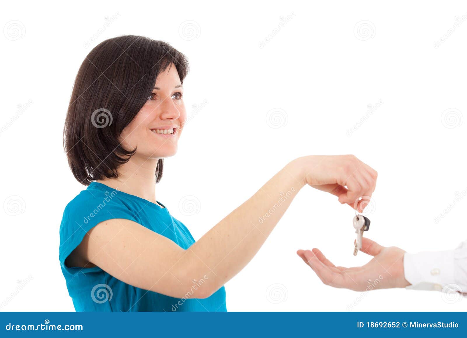 Lending the key stock photo. Image of gold, mortgage - 18692652