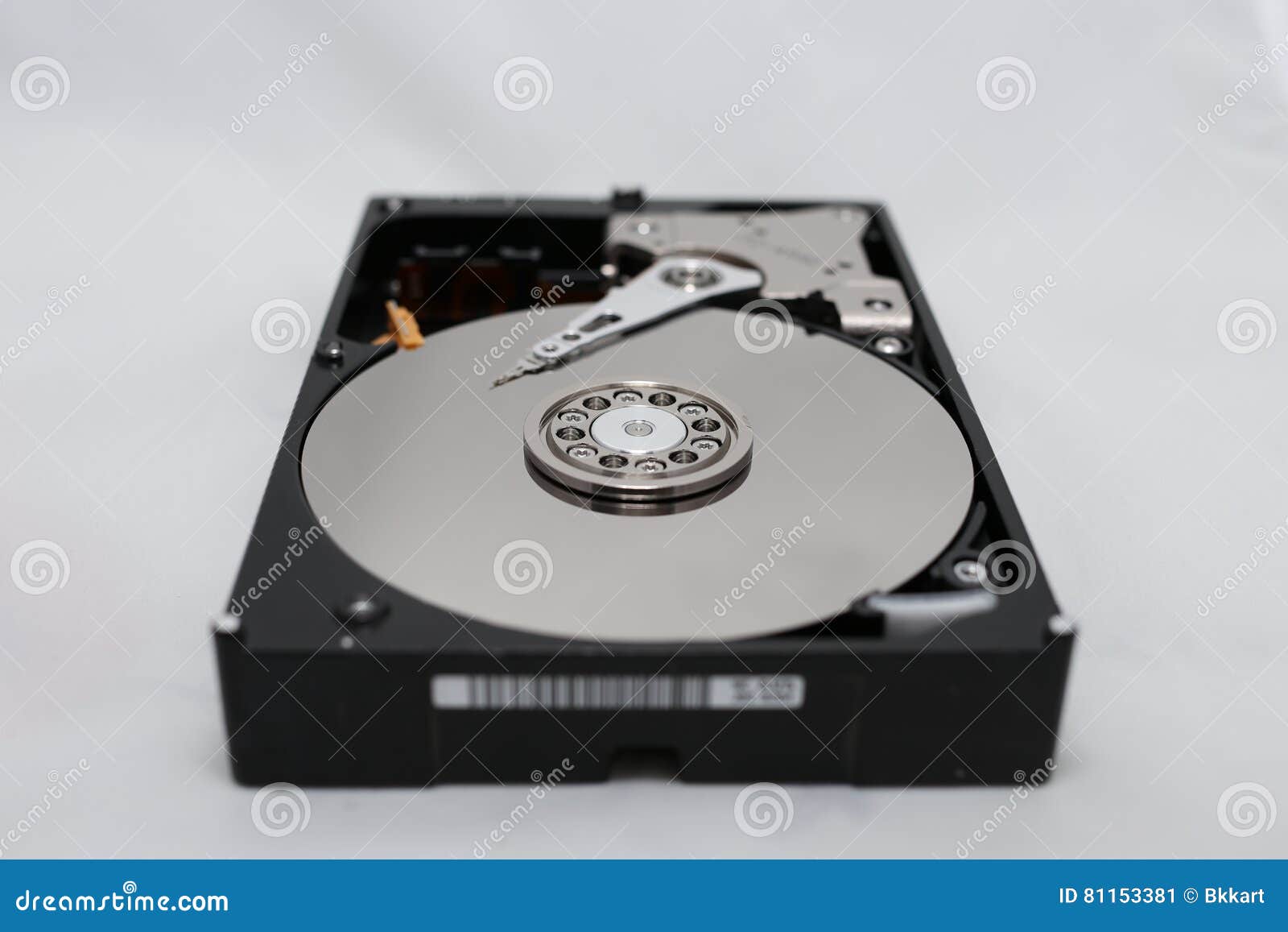 The Length of the Inside Hard Disk. Stock Image - Image of casting ...