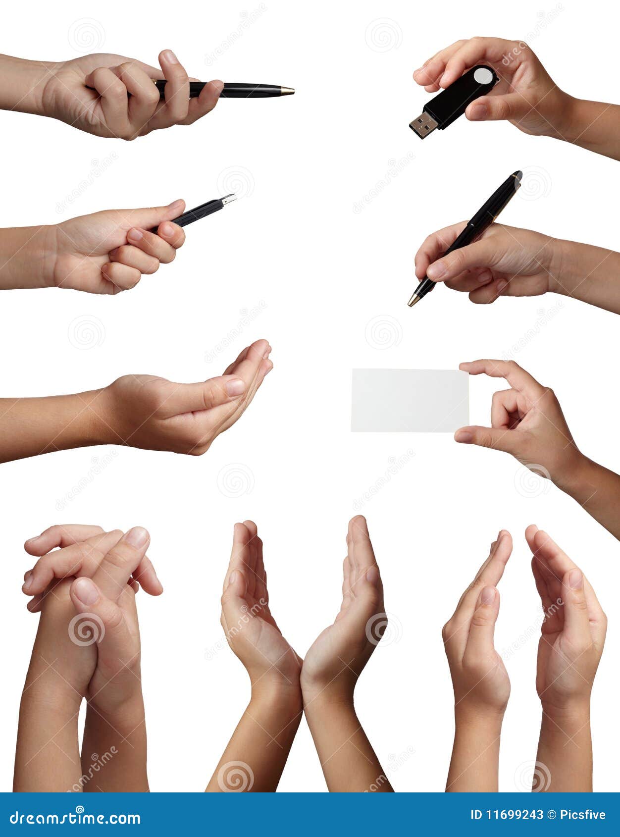 Lenguaje Corporal Del Gesto De Mano Imagen de archivo - Imagen de ...