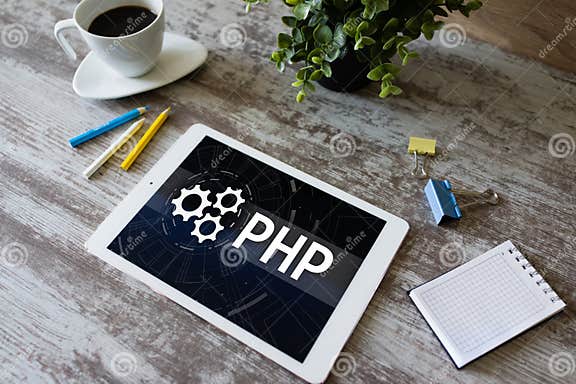 Lenguaje De Programaci?n Del PHP Concepto De La Web Y Del Desarrollo De Aplicaciones Foto de ...