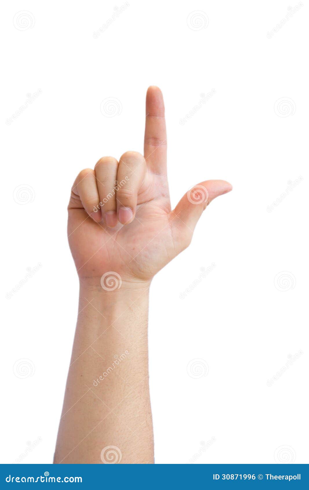 Lenguaje De Signos De La Mano Foto de archivo - Imagen de texto ...