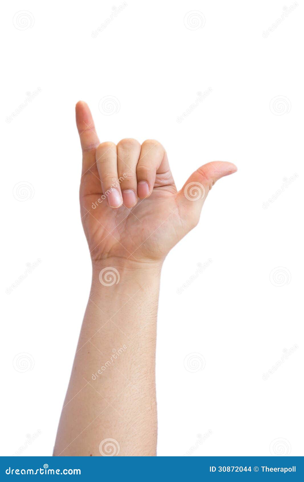 Lenguaje De Signos De La Mano Foto de archivo - Imagen de texto, mano ...