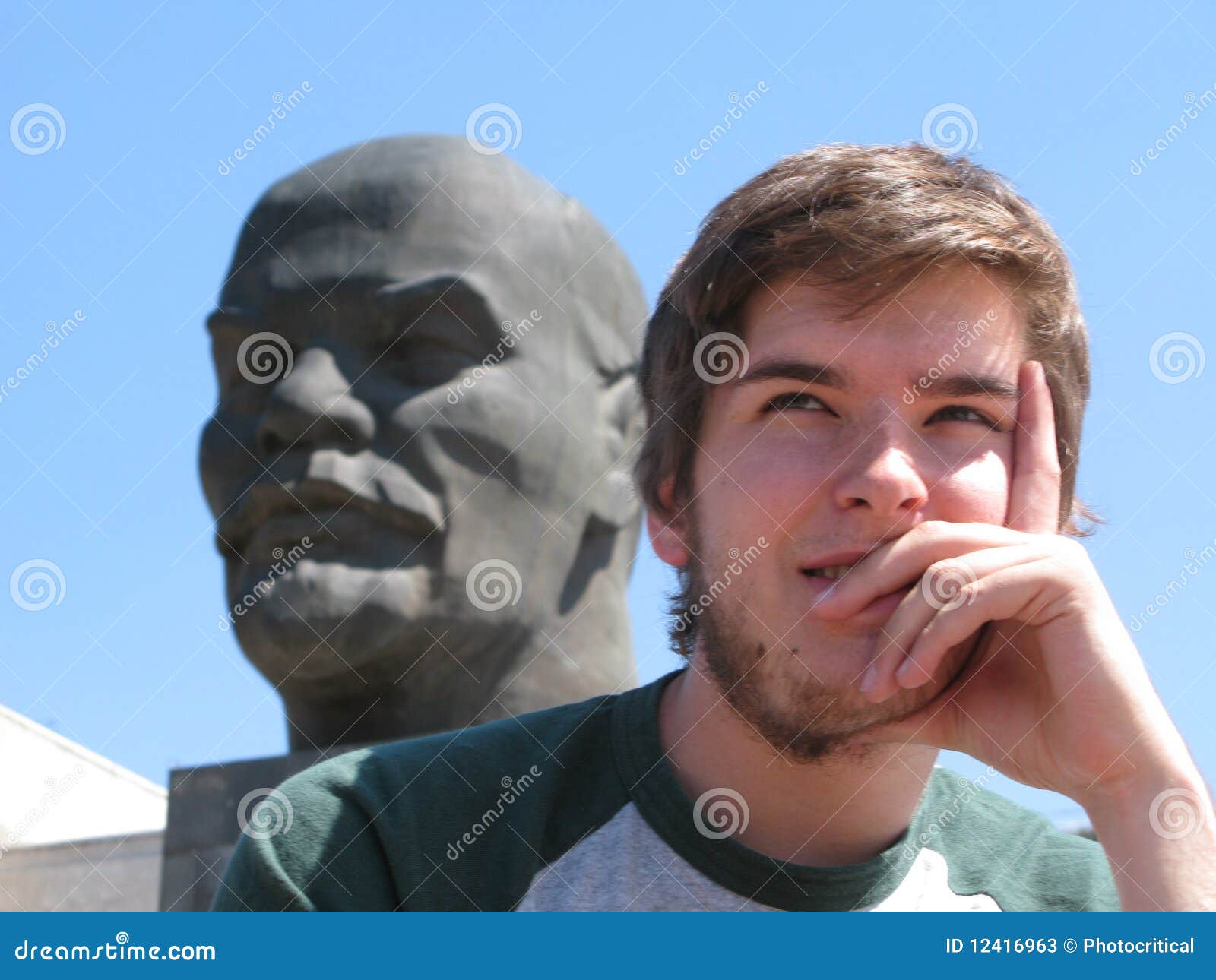 Lenin & man stock image. Image of power, lenin, communist - 12416963