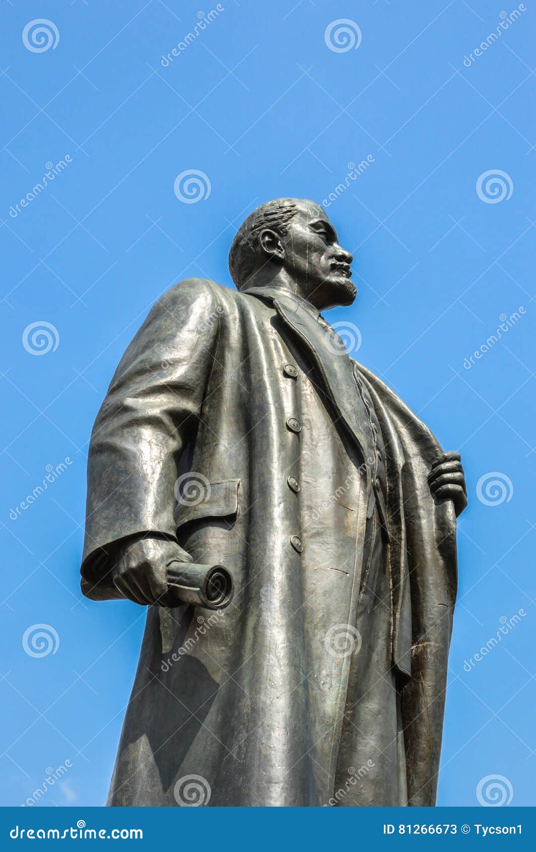 Lenin monument editorial stock photo. Image of closeup - 81266673