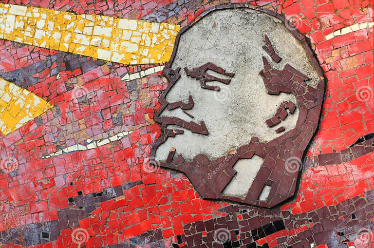 Lenin mosaic stock image. Image of party, culture, mosaic - 10726297