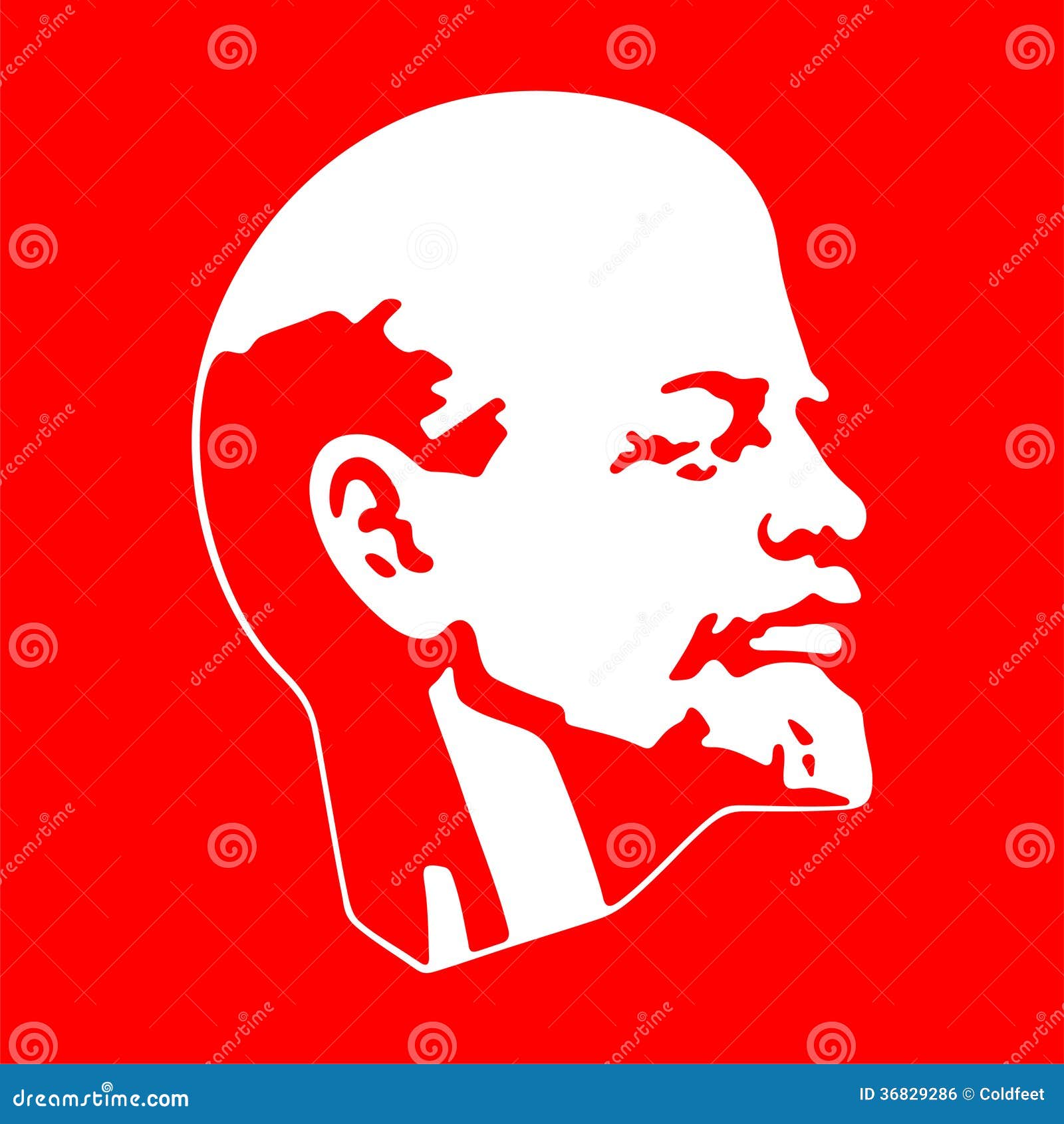 Lenin stock vector. Illustration of lenin, revolution - 36829286
