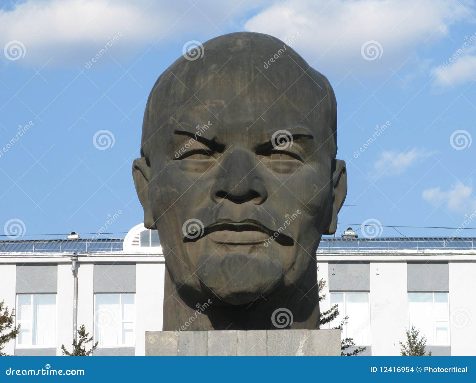 Lenin s head stock photo. Image of head, giant, large - 12416954