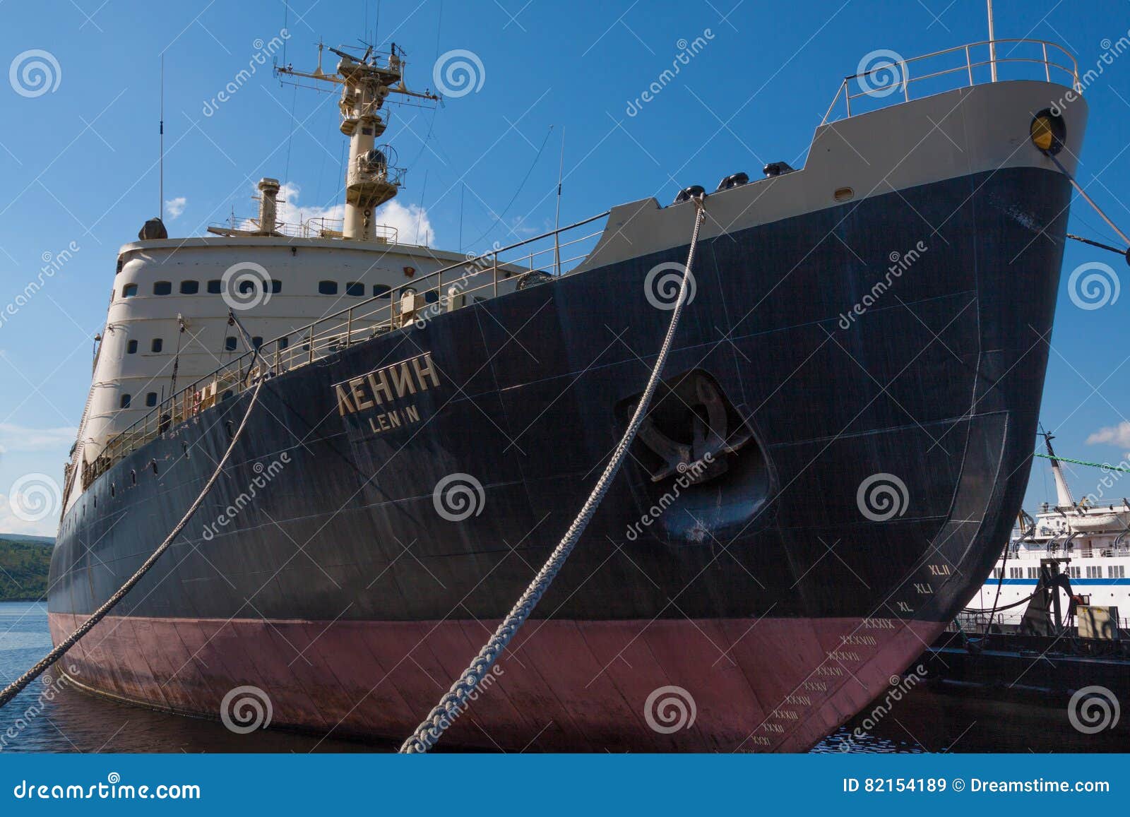 Lenin is a Soviet Nuclear-powered Icebreaker. Editorial Stock Image ...