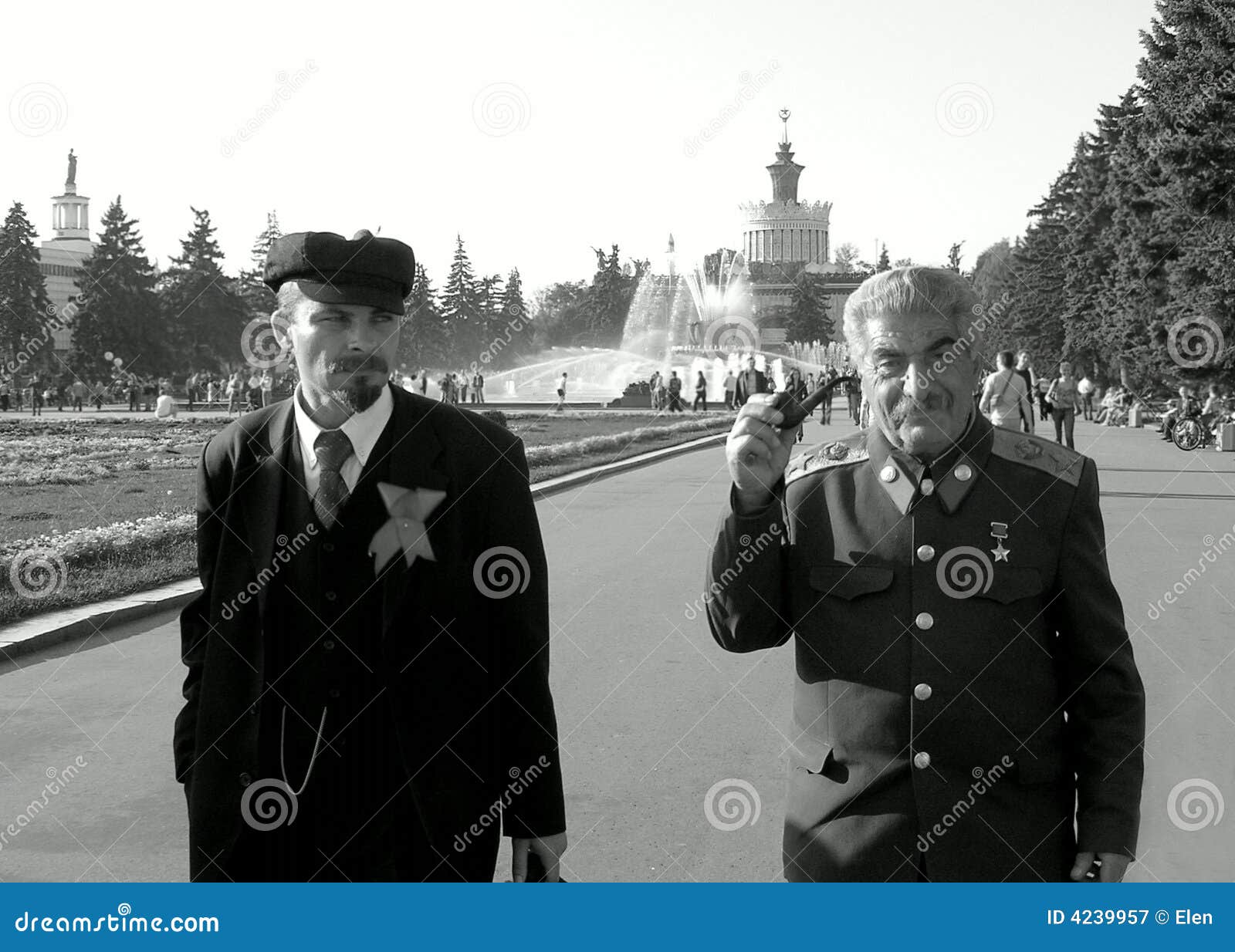 Lenin y Stalin fotografía editorial. Imagen de gris, antiguo - 4239957