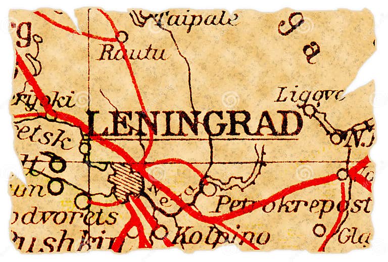 Leningrad old map stock photo. Image of geography, maps - 16821120