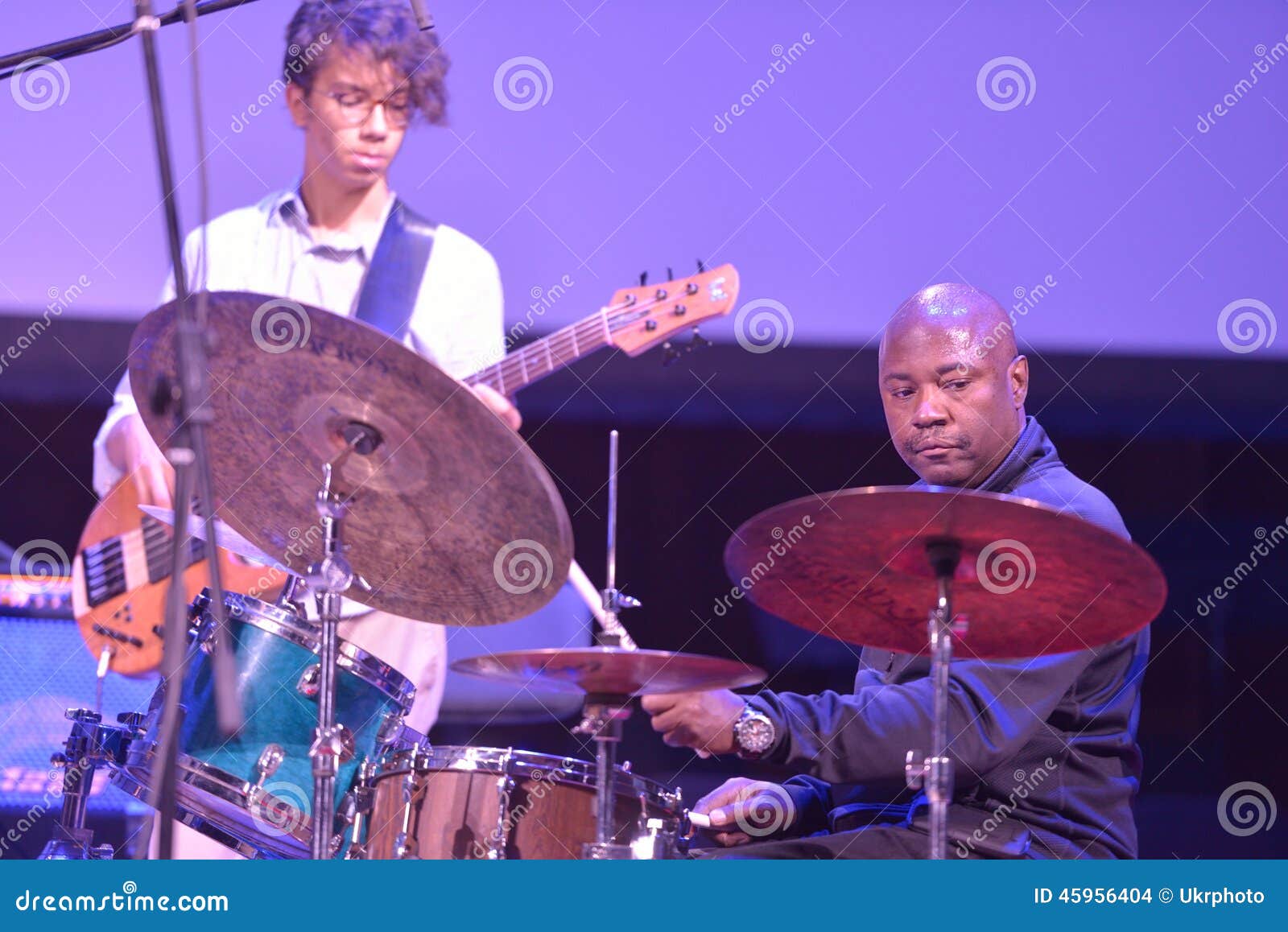 Lenny White Pendant Le SIB Jazz Fest Image stock éditorial - Image du ...