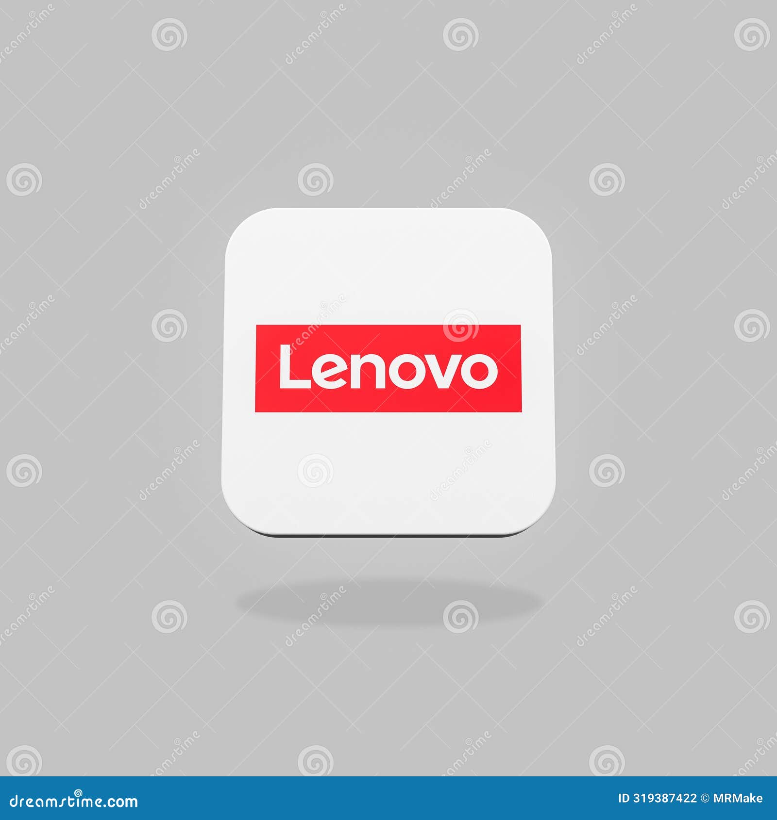 Lenovo App Icon Spotlighted On Black Background Editorial Image ...
