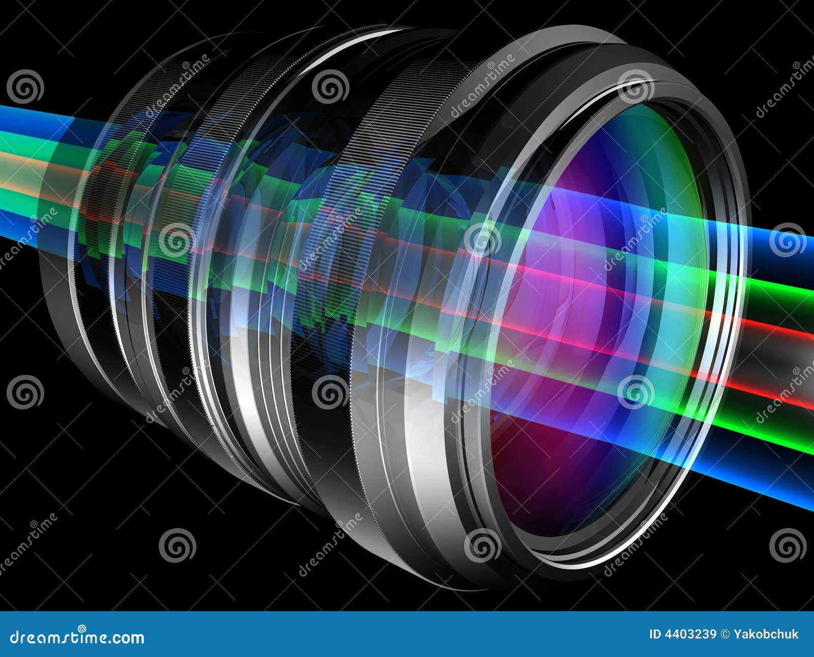 Lens stock illustration. Illustration of optics, detail - 4403239