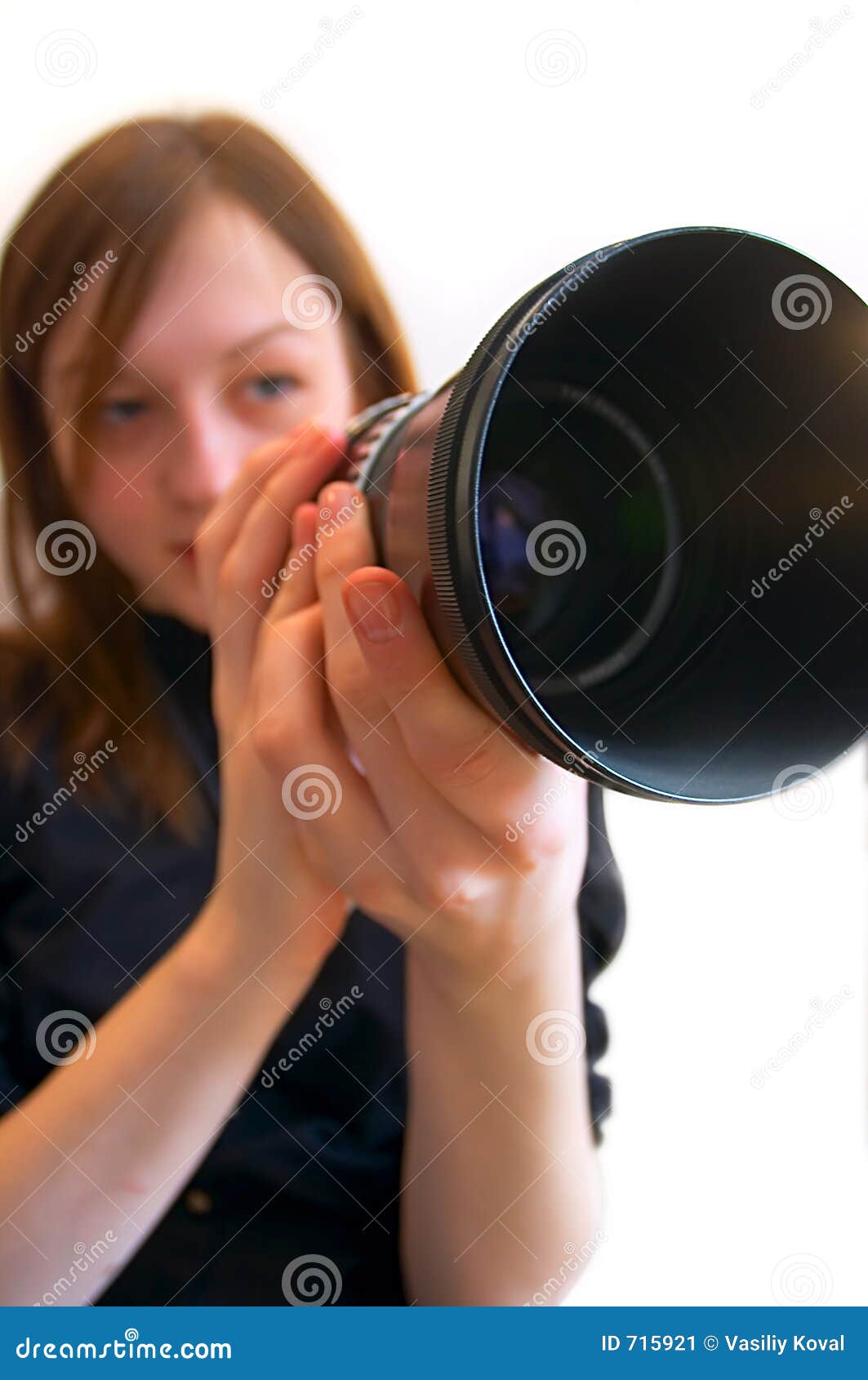 Lens stock image. Image of depth, tool, hand, optic, finger - 715921