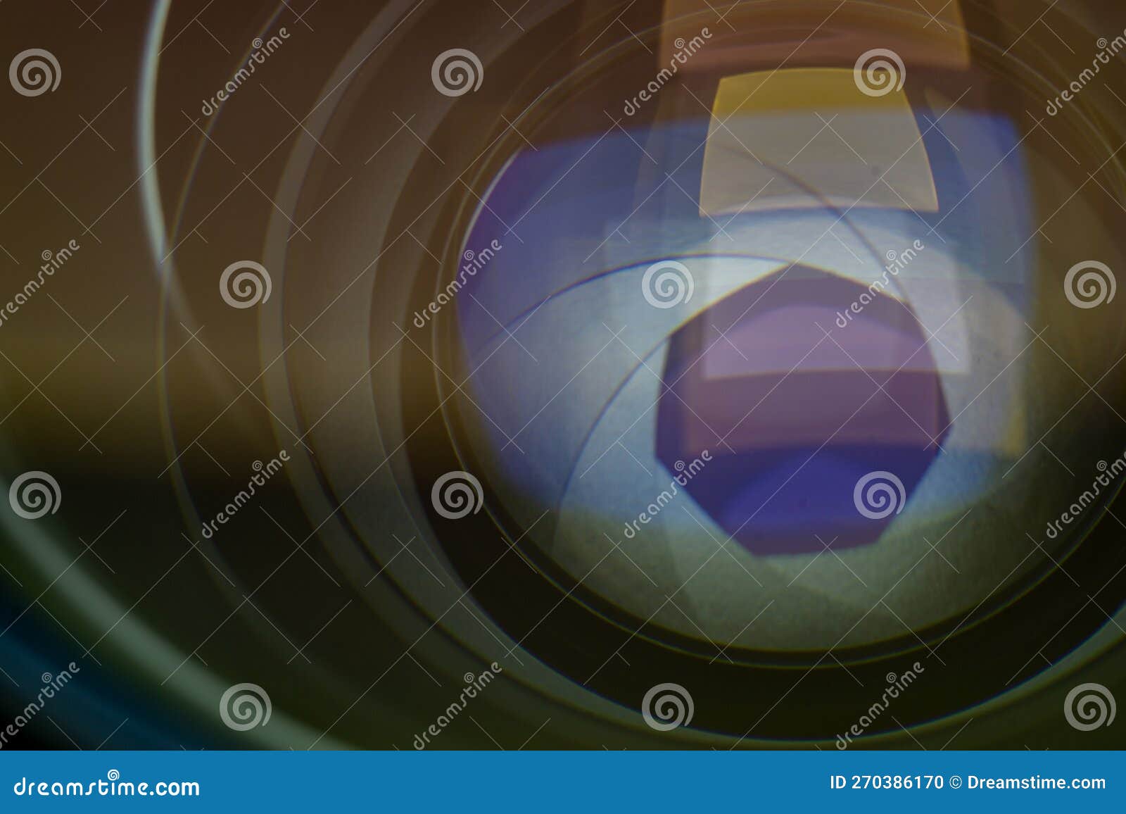 Lens Aperture in Photo Camera Optic Close Up Stock Photo - Image of ...