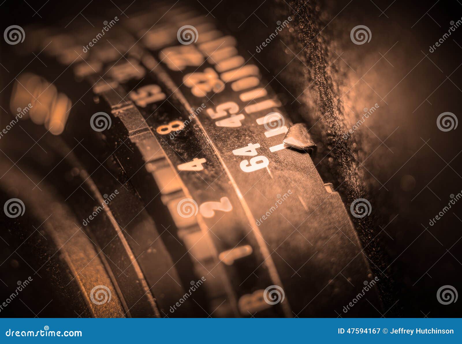 Lens barrel of view camera stock image. Image of number - 47594167