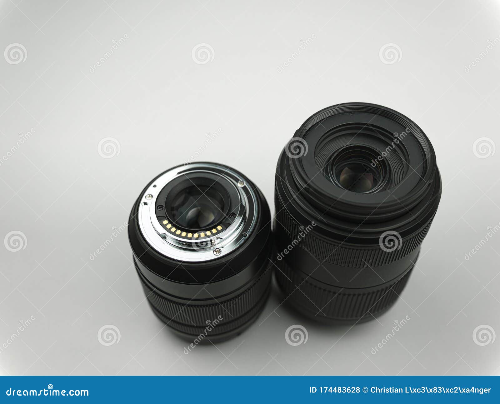 The Lens of the Lens and the Lens Bayonet Stock Photo - Image of lens ...