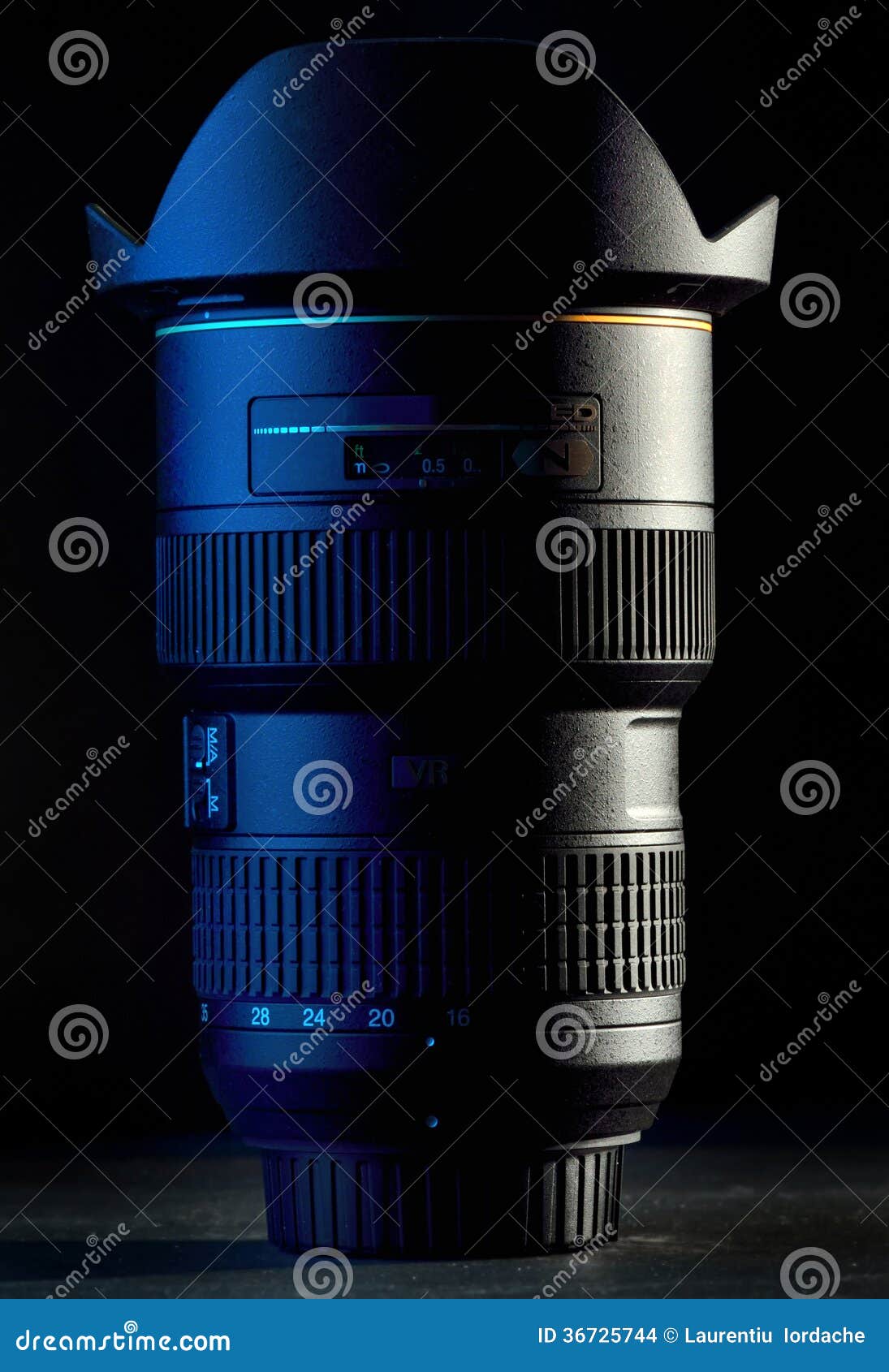 Lens button close-up stock photo. Image of fixed, focus - 36725744