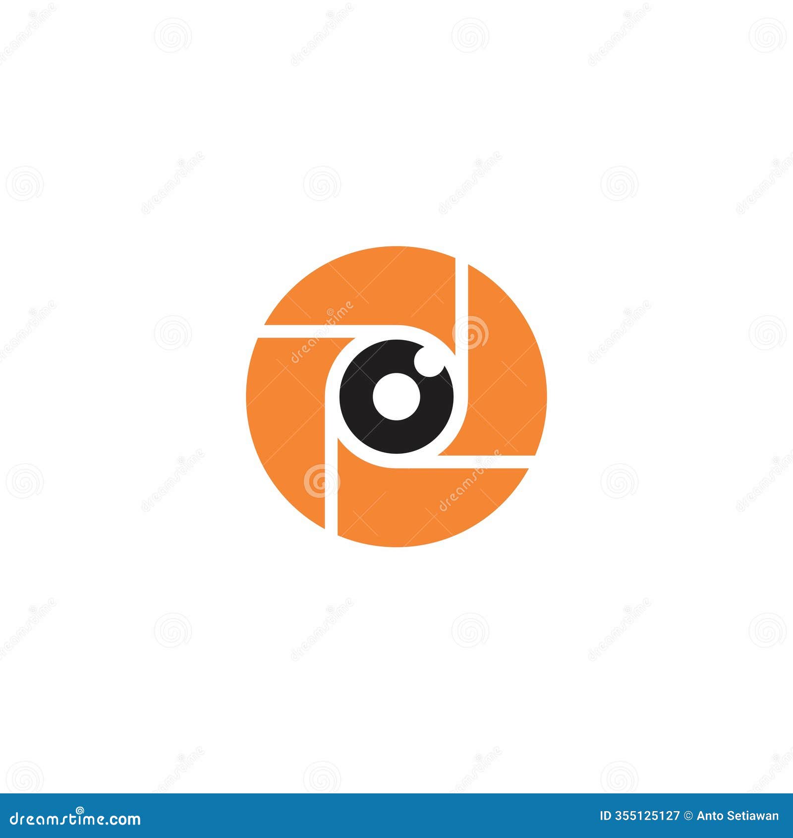 Lens Camera Icon Logo Design Stock Illustration - Illustration of ...