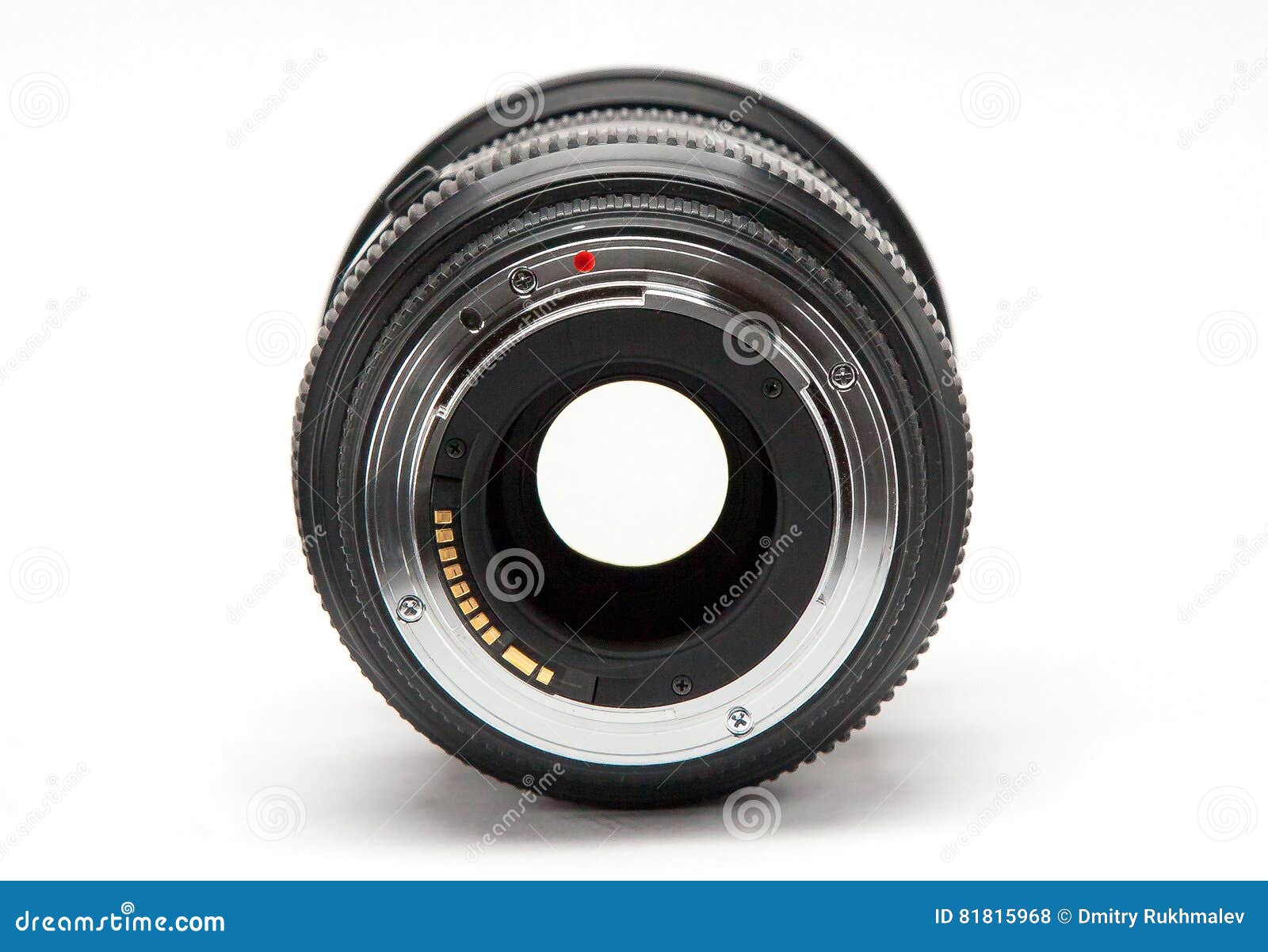 Lens without a Camera on White Background Stock Photo - Image of circle ...
