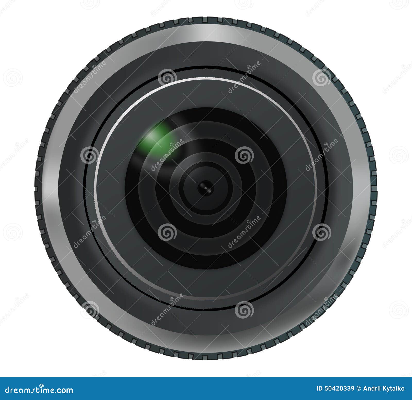 Lens, close-up stock illustration. Illustration of color - 50420339