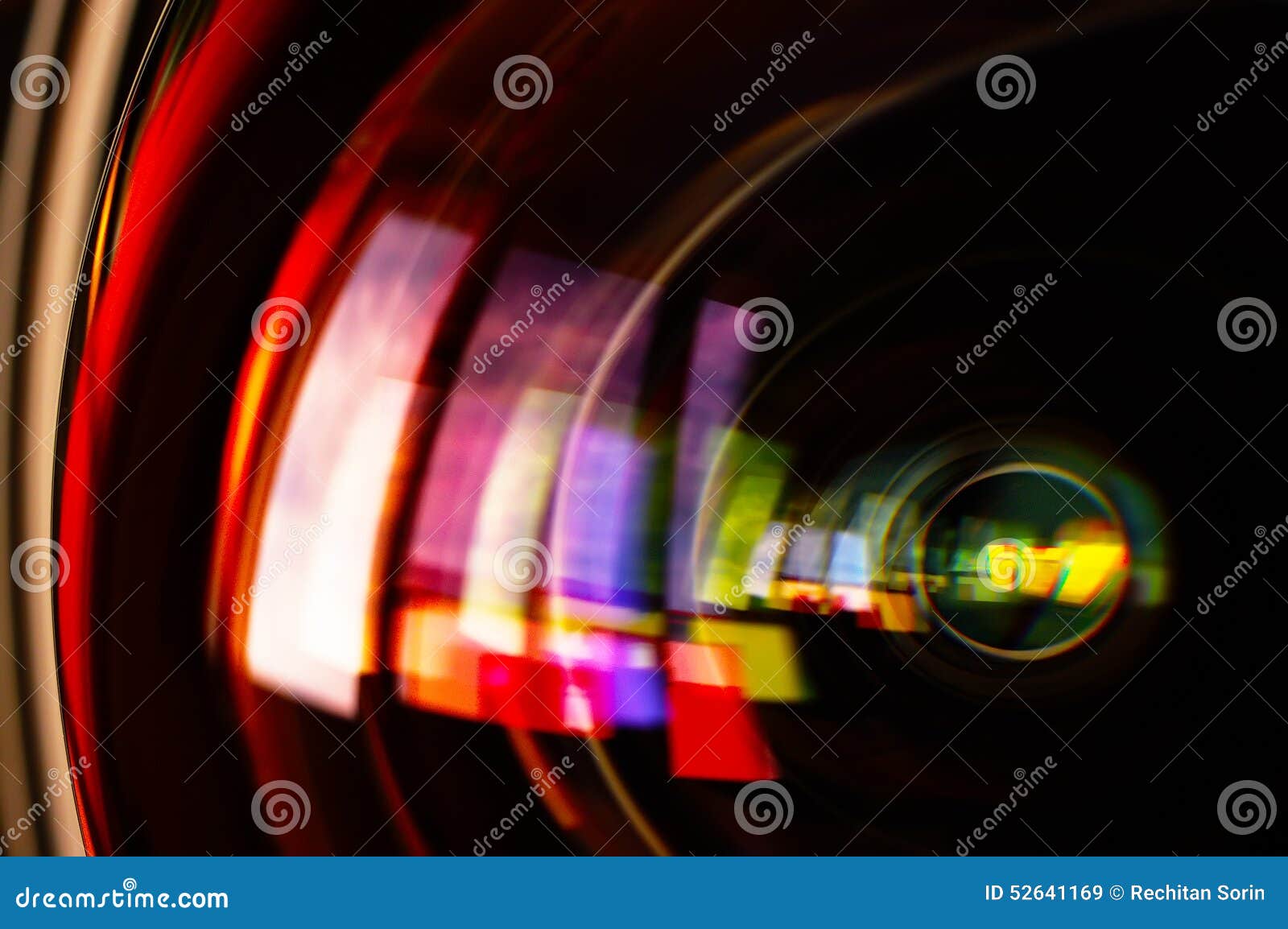 Lens coating stock image. Image of lens, colors, front - 52641169