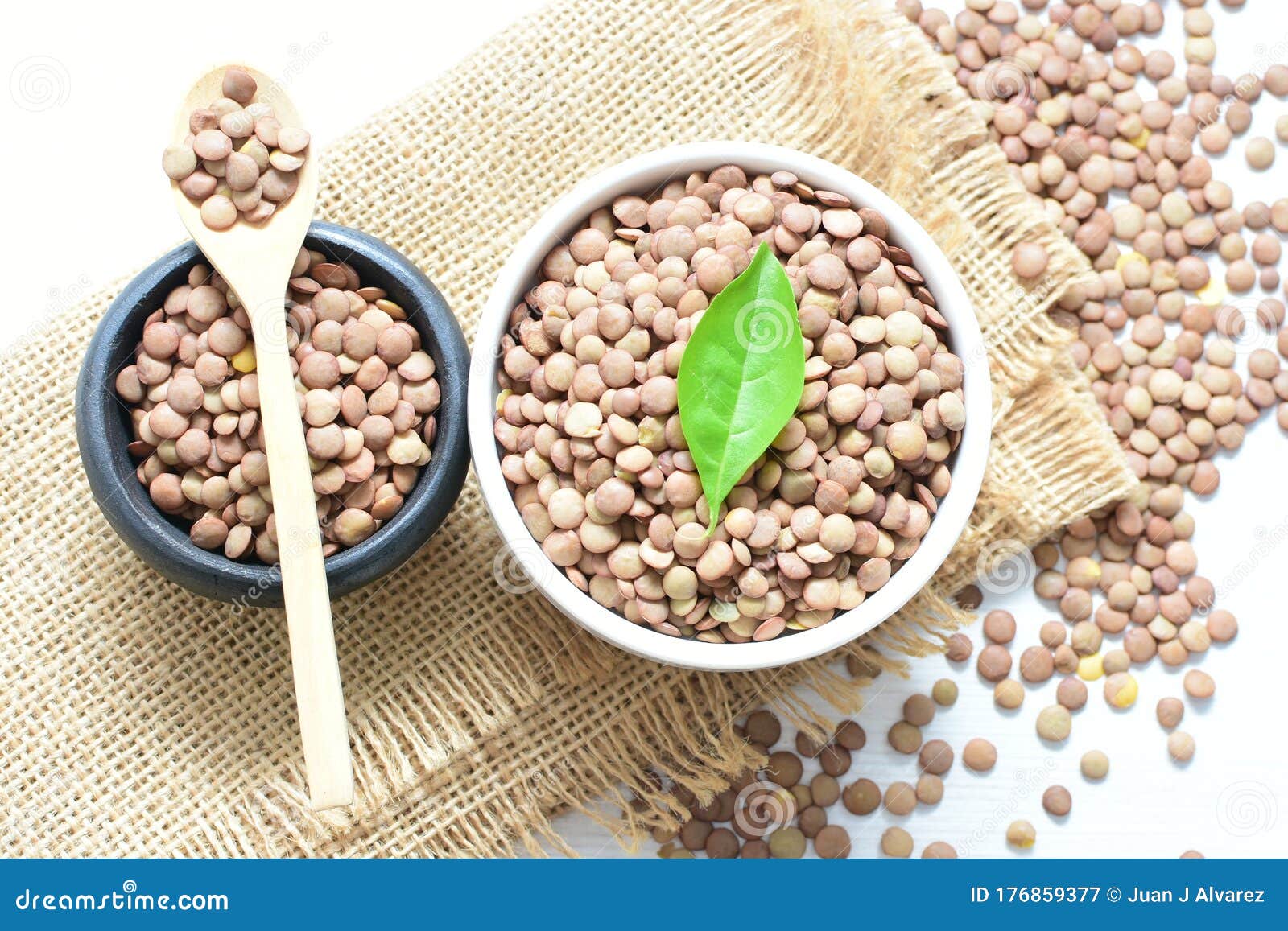 Lens Culinaris Raw Lentils Displayed in Different Containers - Lentils ...