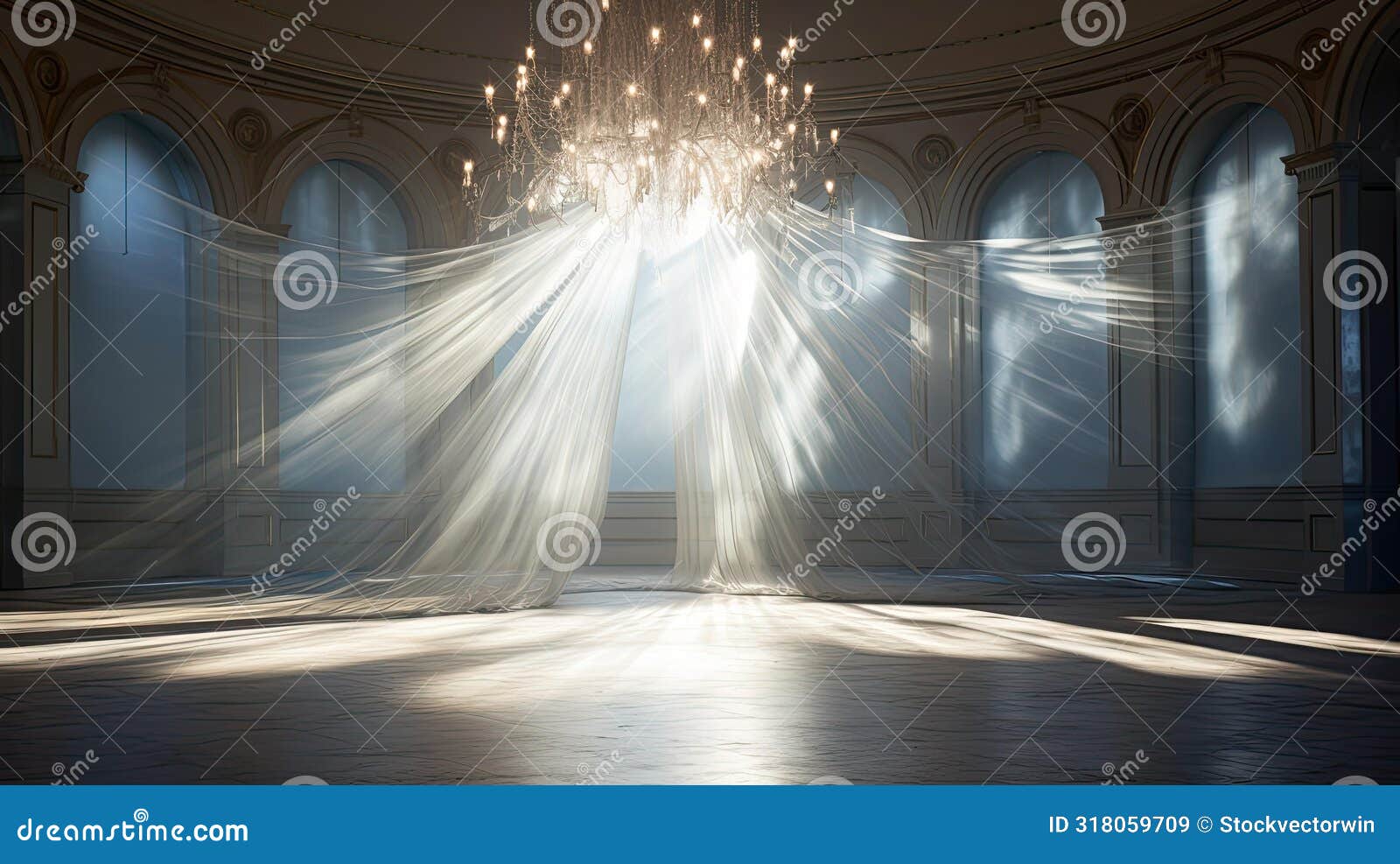Lens curved light rays stock illustration. Illustration of wavelength ...