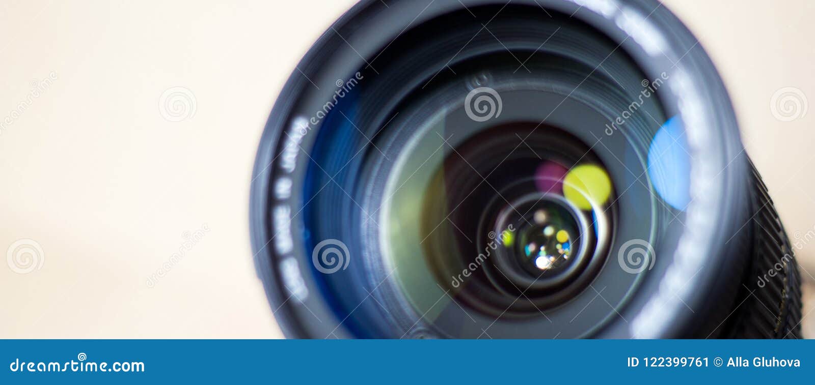 Banner For Website, Lens Digital Camera, Selective Focus, Close-up ...