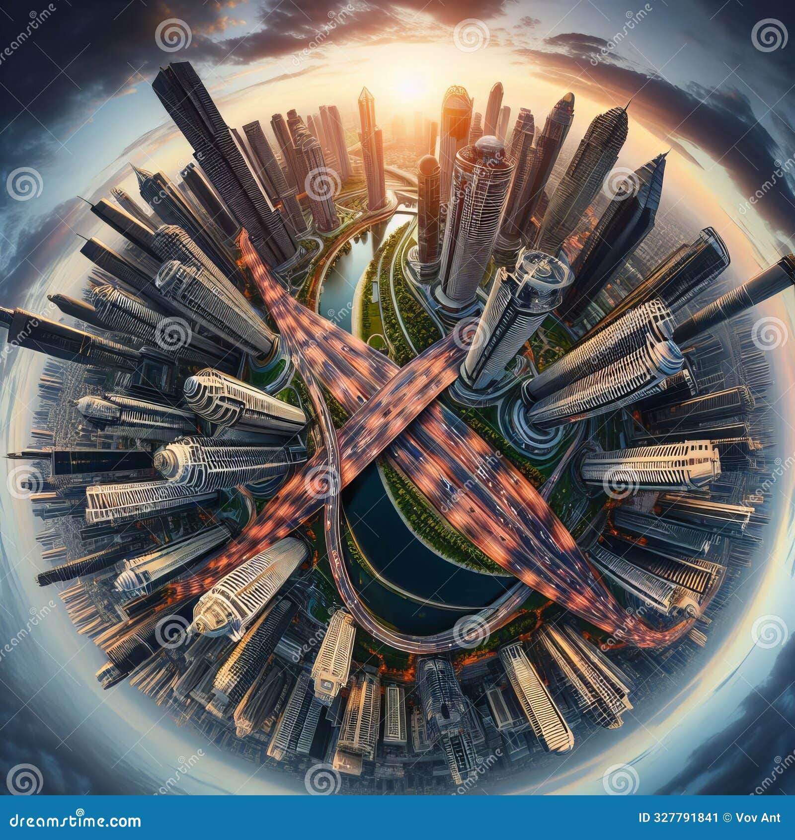 81 19 Lens Distortion a Visual Effect that War Ps or Di Storts an Stock ...