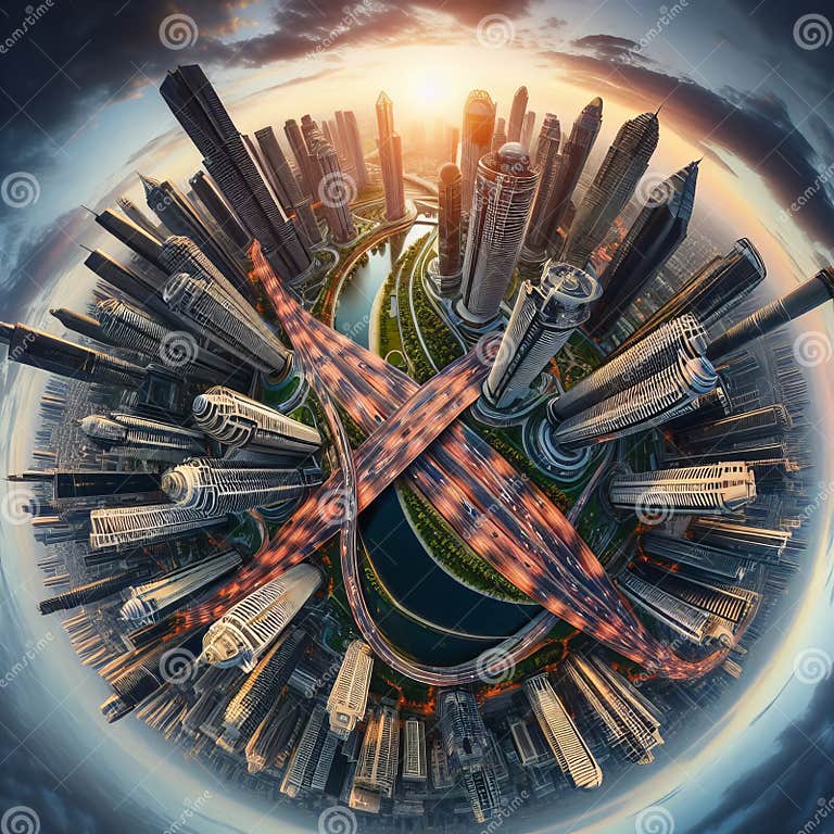 81 19 Lens Distortion a Visual Effect that War Ps or Di Storts an Stock ...